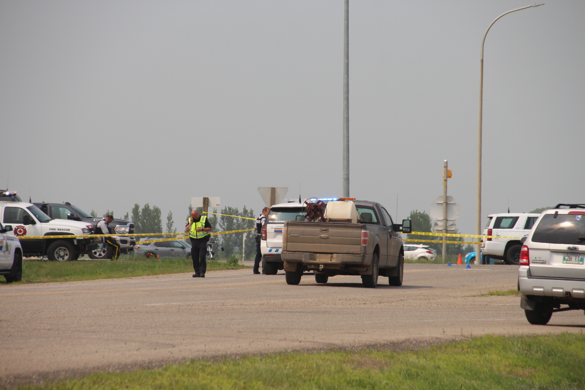 UPDATE: Crash near Carberry with semi-truck and Handi-Transit van ...