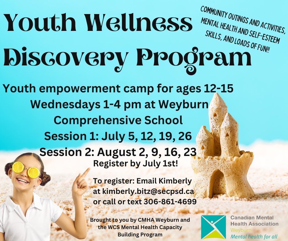 Summer youth programs available with the Canadian Mental Health ...