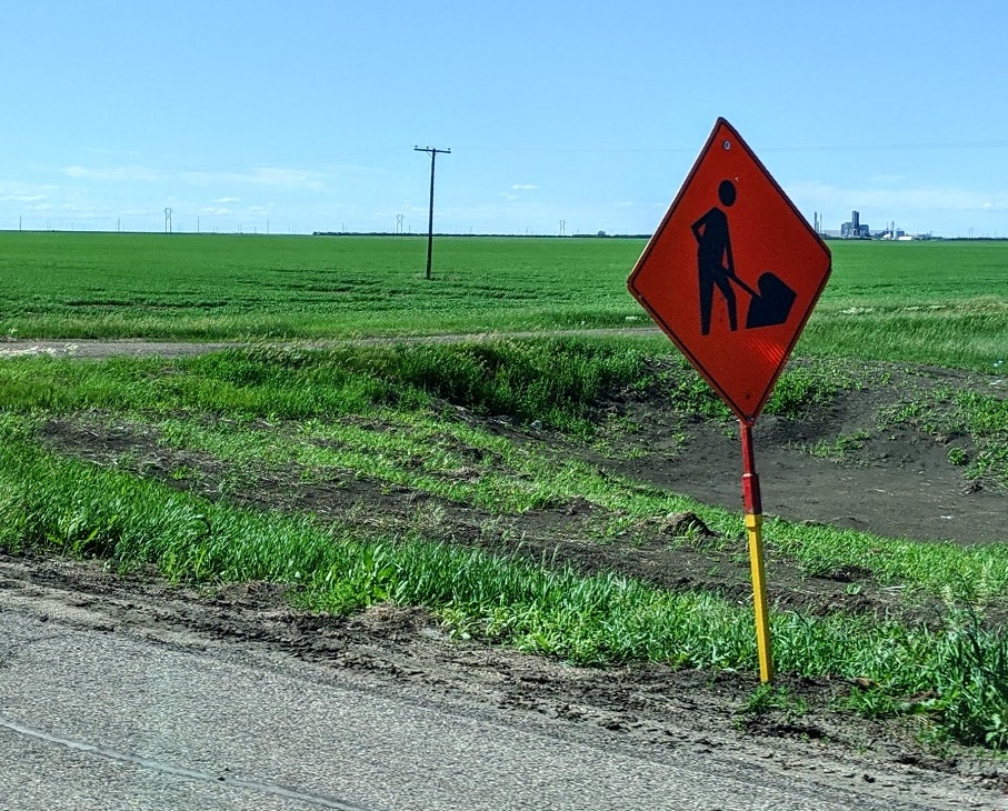 Construction on grid road north of Highway 7 - WestCentralOnline: West ...