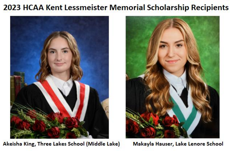 Local students receive the Kent Lessmeister Memorial Scholarships ...