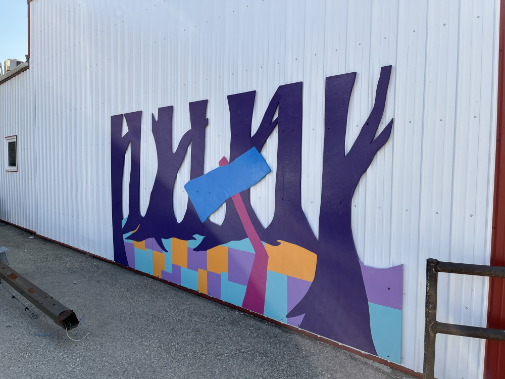 Police & students join forces to install graffiti-resistant mural ...