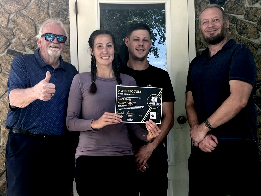 Kelsey and Devon Angus named June's “Notoriously Good Neighbours ...