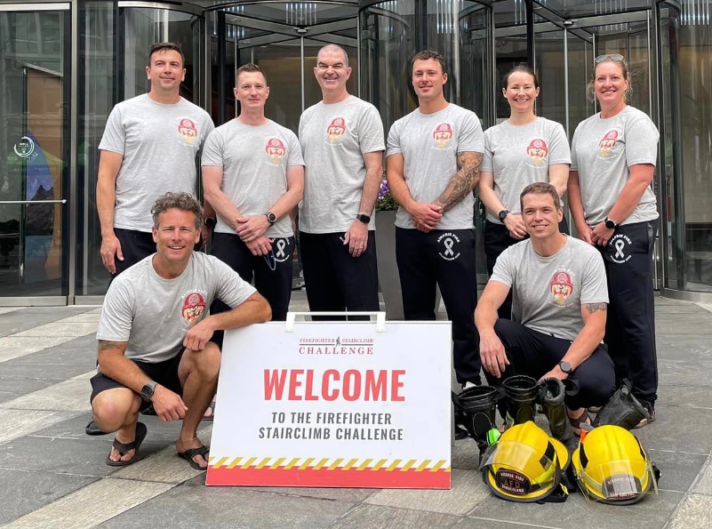 Airdrie Fire Department climb over 1,000 stairs to help good cause ...