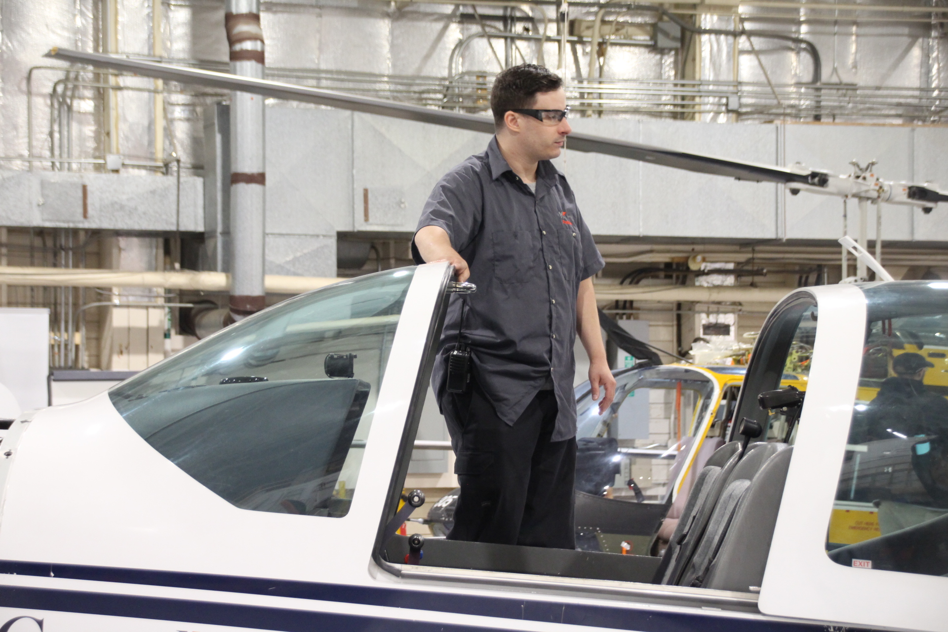 Grade 8 students check out Aviation Maintenance Engineering career ...