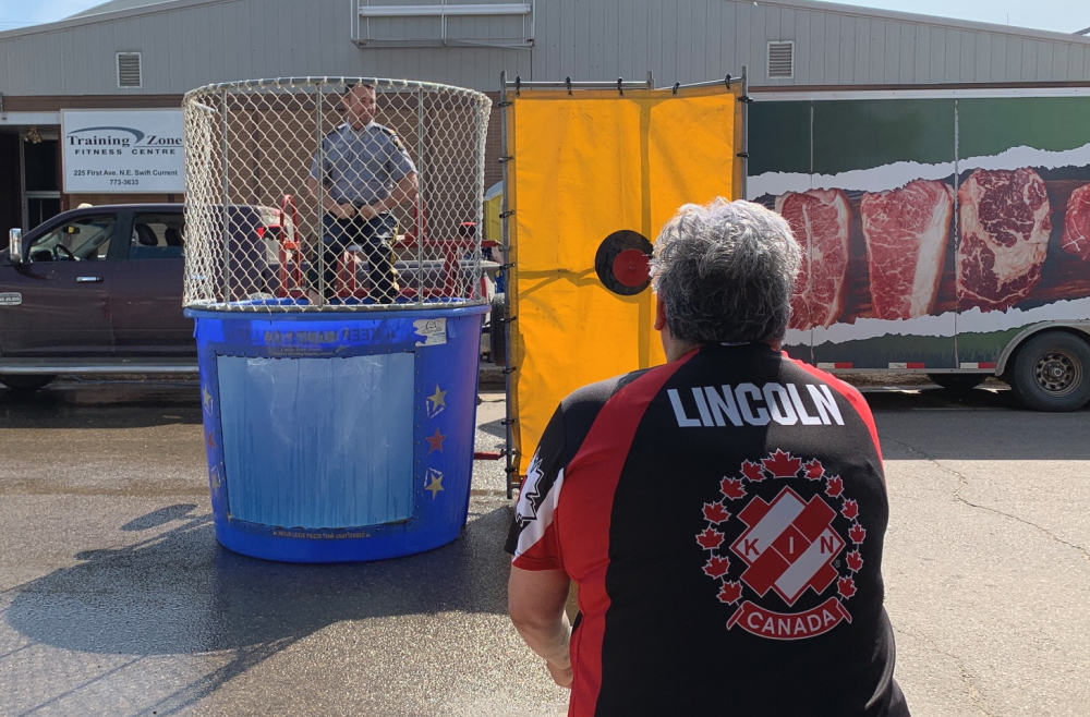 Dunk tank splashes up funds for The Center - SwiftCurrentOnline.com ...