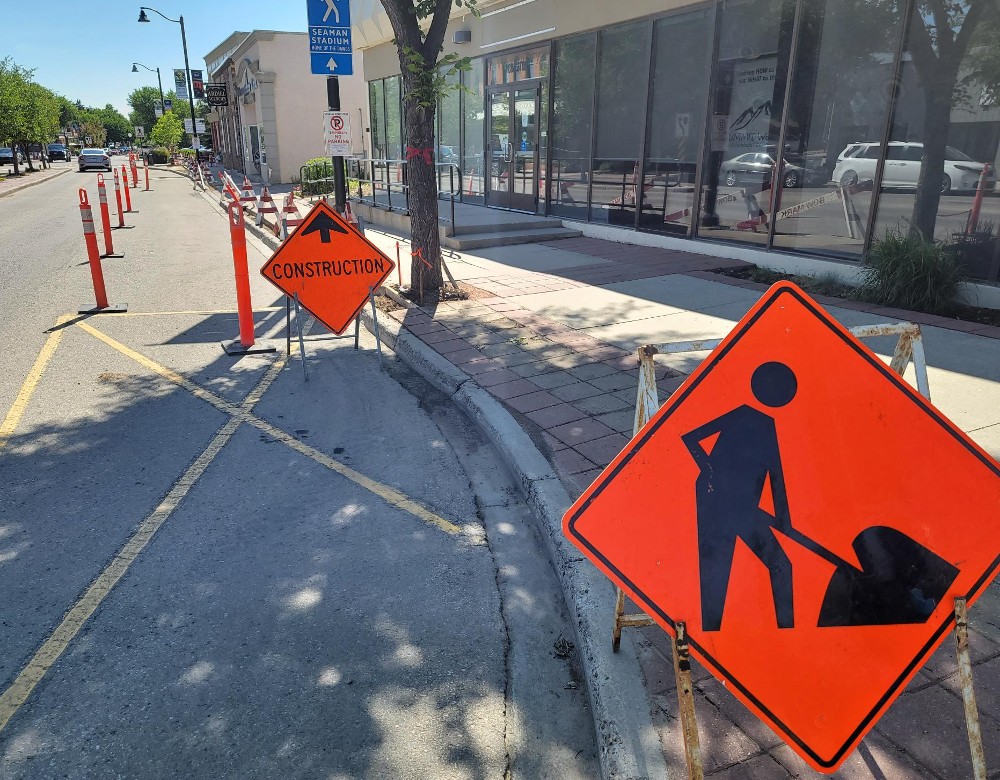 Pavement work on McRae Street limits parking in the area ...