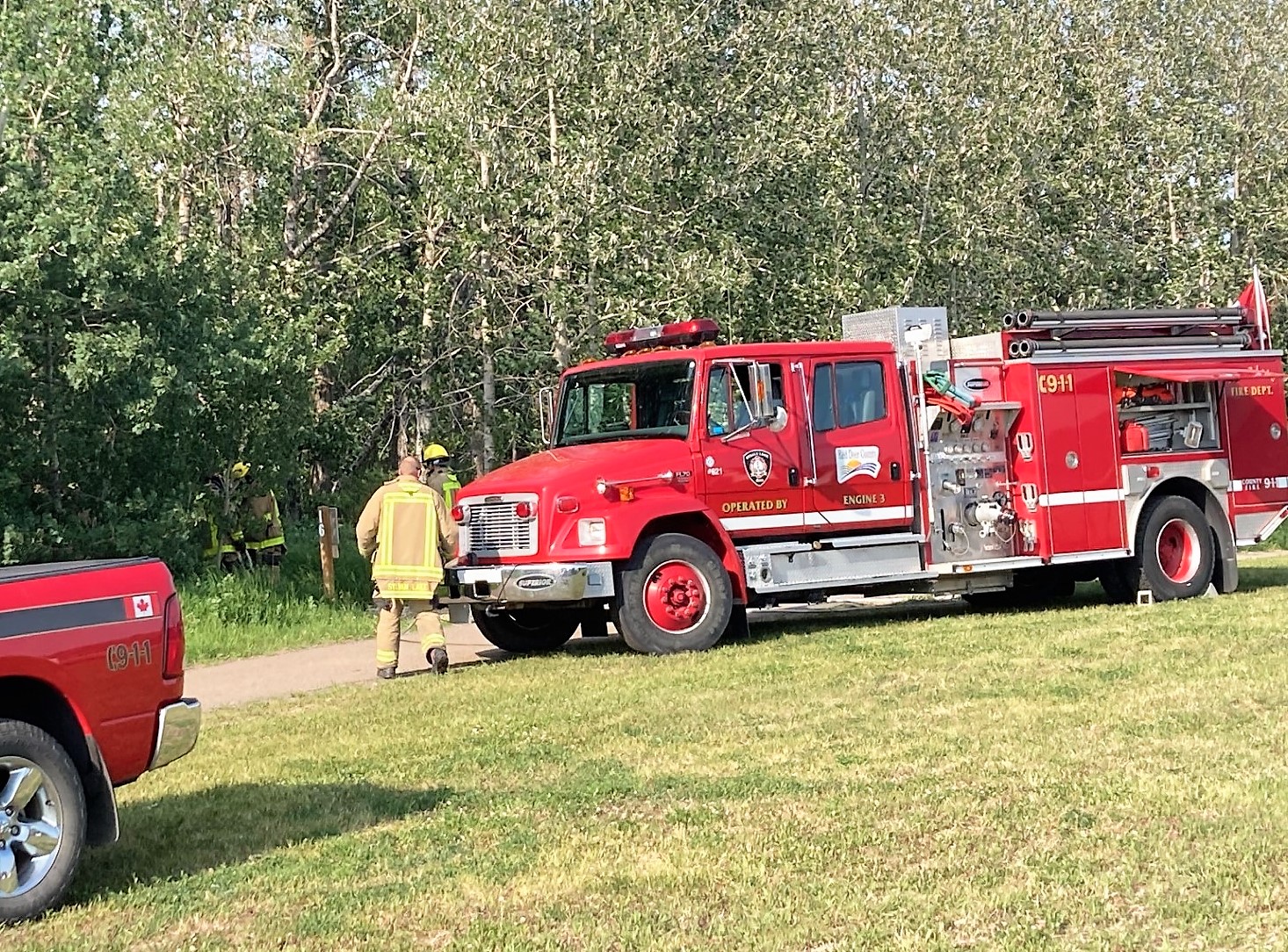 Sylvan Lake Fire called to grass fire Saturday night ...