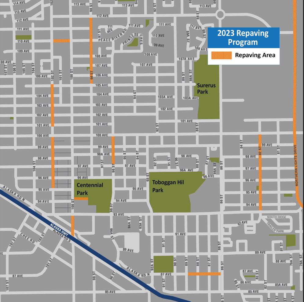 City of Fort St John expanding repaving program - ReachFM: Peace ...