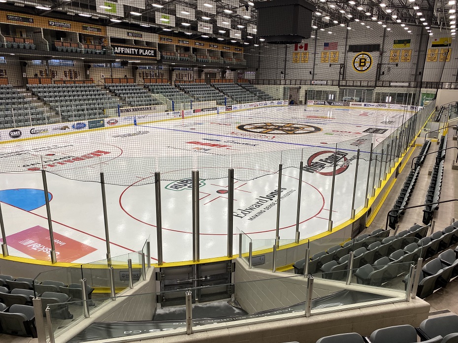 Affinity Place ice going in earlier than usual this year ...