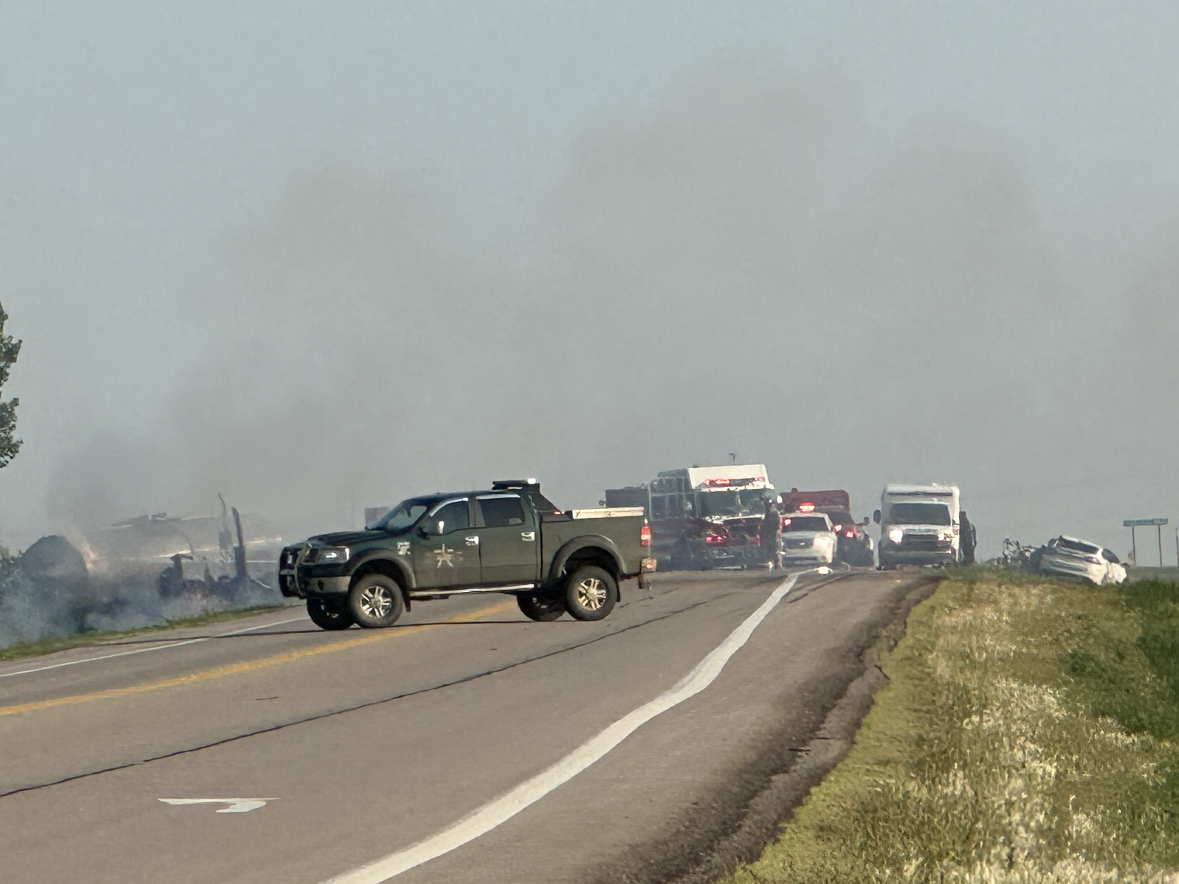 HWY 2 collision north of Moose Jaw results in a fatality ...