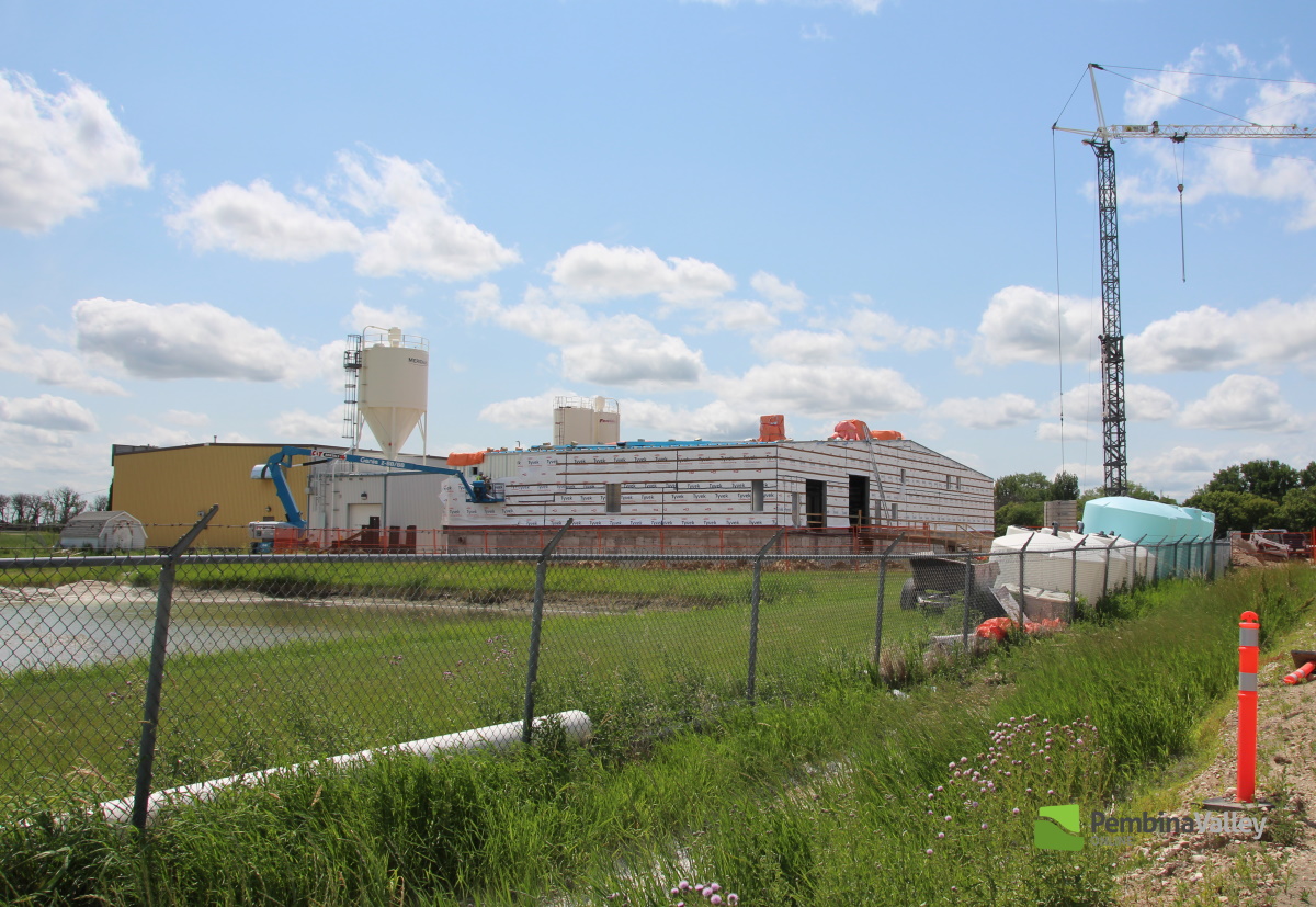 Reservoir expansion at about the half-way mark at PVWC's Letellier ...