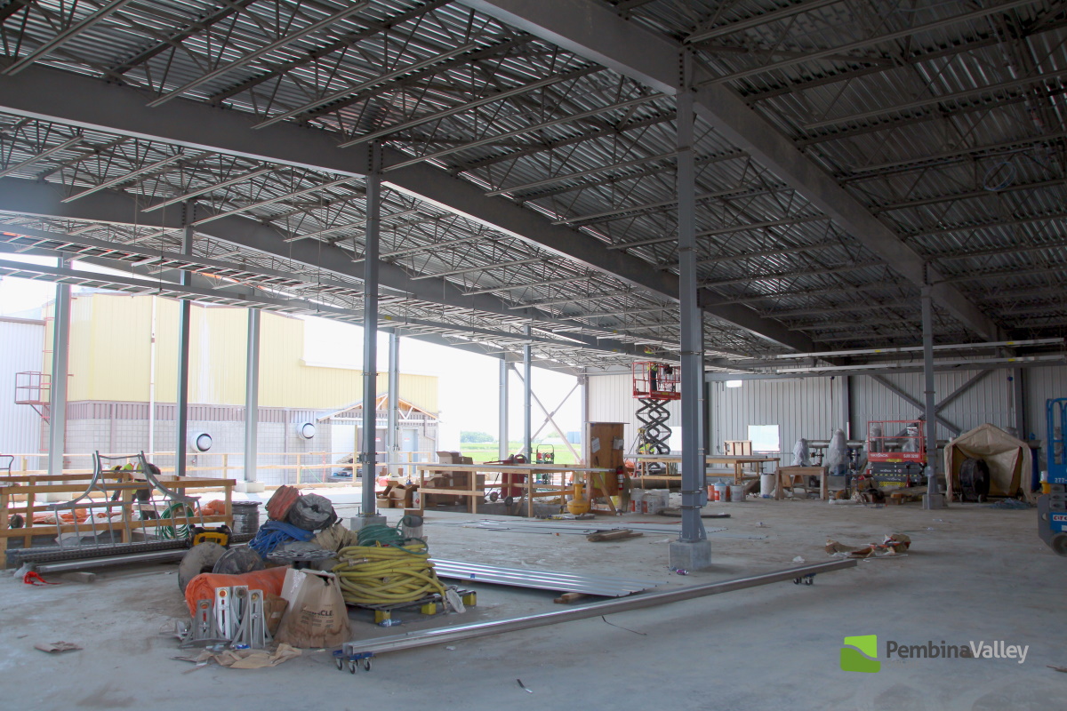 Reservoir expansion at about the half-way mark at PVWC's Letellier ...