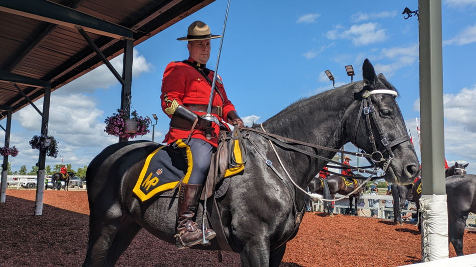 Scott Crick highlights RCMP Musical Ride at Stampede during In the ...