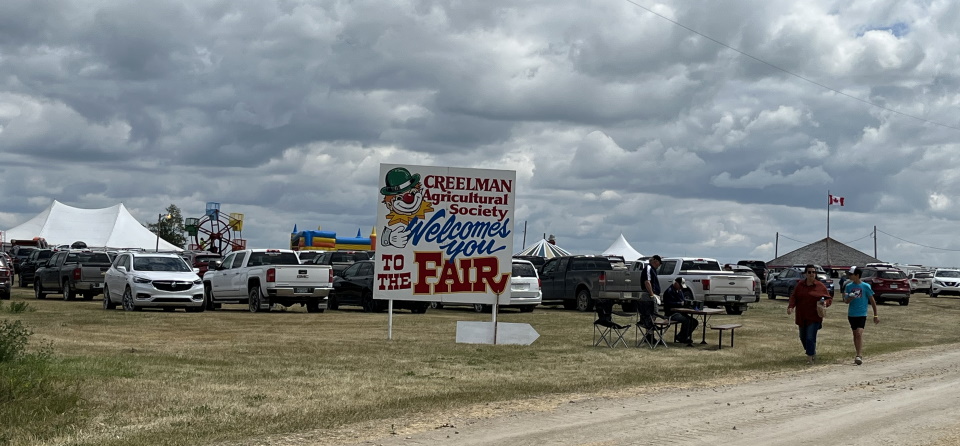 Pig Scramble, kids midway, fun for everyone at the Creelman Fair ...