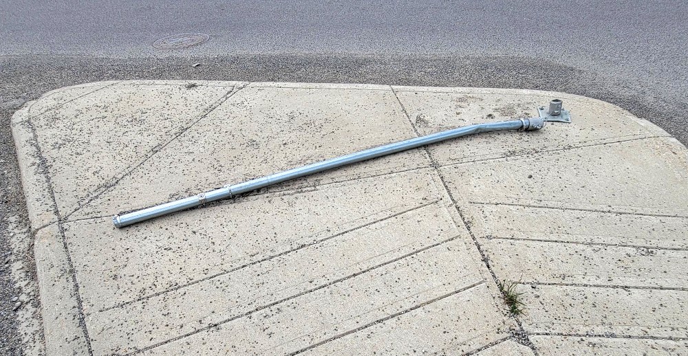 Town of Okotoks orders the replacement of fallen stop sign ...