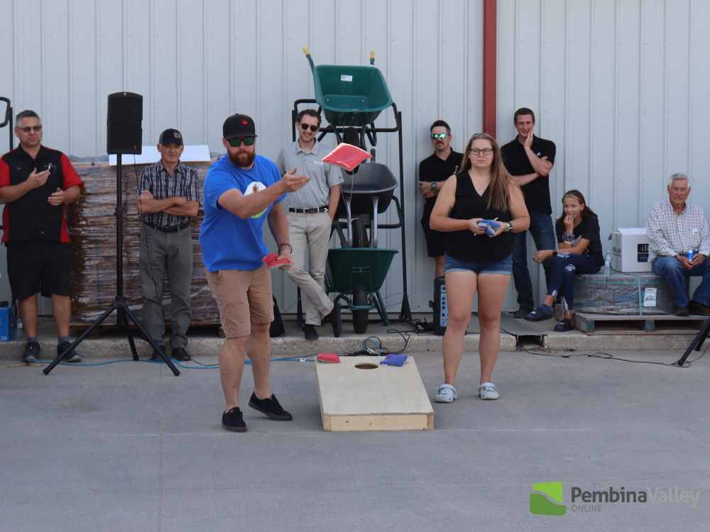 Jason Domansky won a shed filled with stuff at the Summer Shedtacular ...