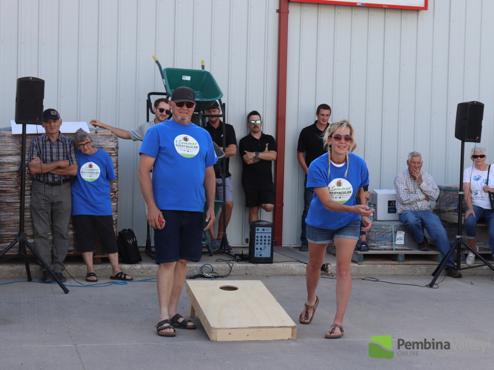 Jason Domansky won a shed filled with stuff at the Summer Shedtacular ...