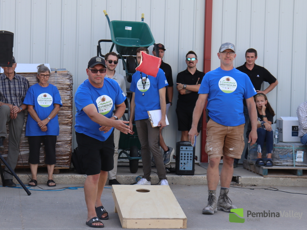 Jason Domansky won a shed filled with stuff at the Summer Shedtacular ...