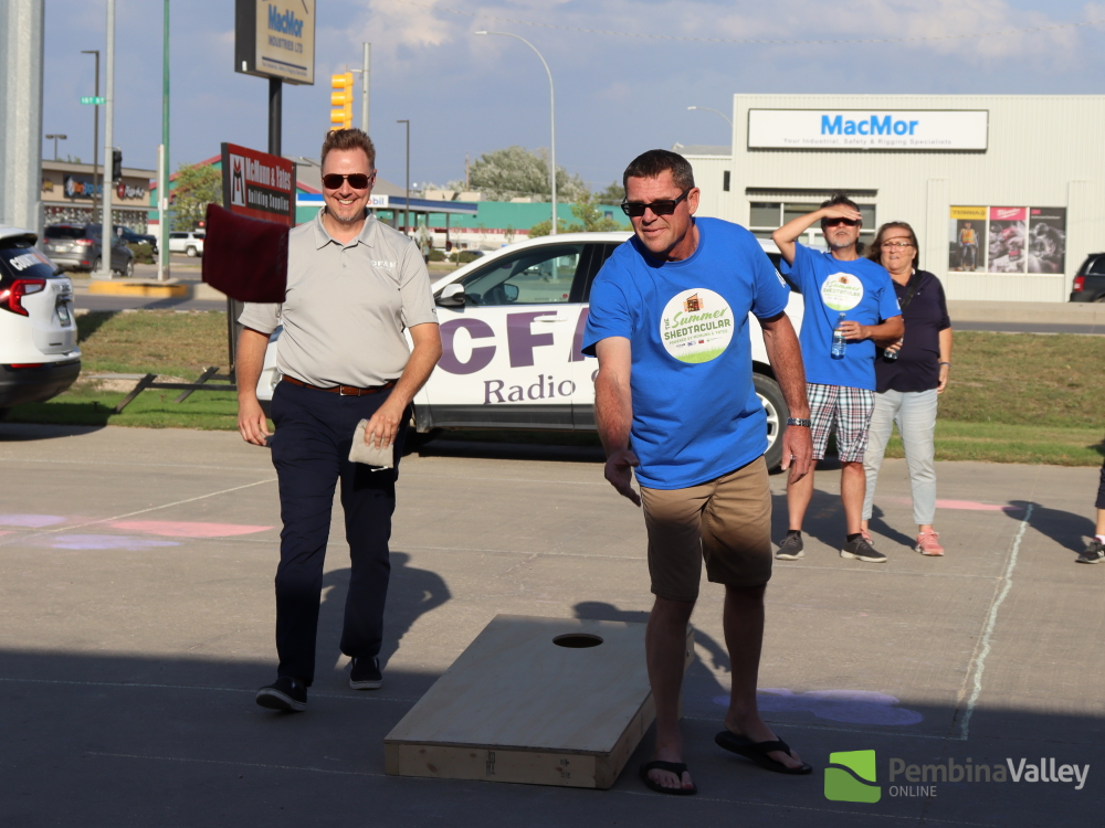 Jason Domansky won a shed filled with stuff at the Summer Shedtacular ...