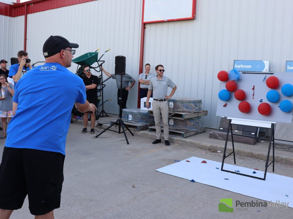 Jason Domansky won a shed filled with stuff at the Summer Shedtacular ...
