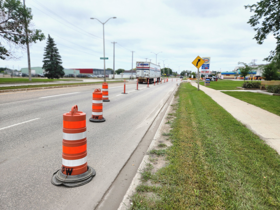 Asphalt repairs make for road closure on Giesbrecht Street ...