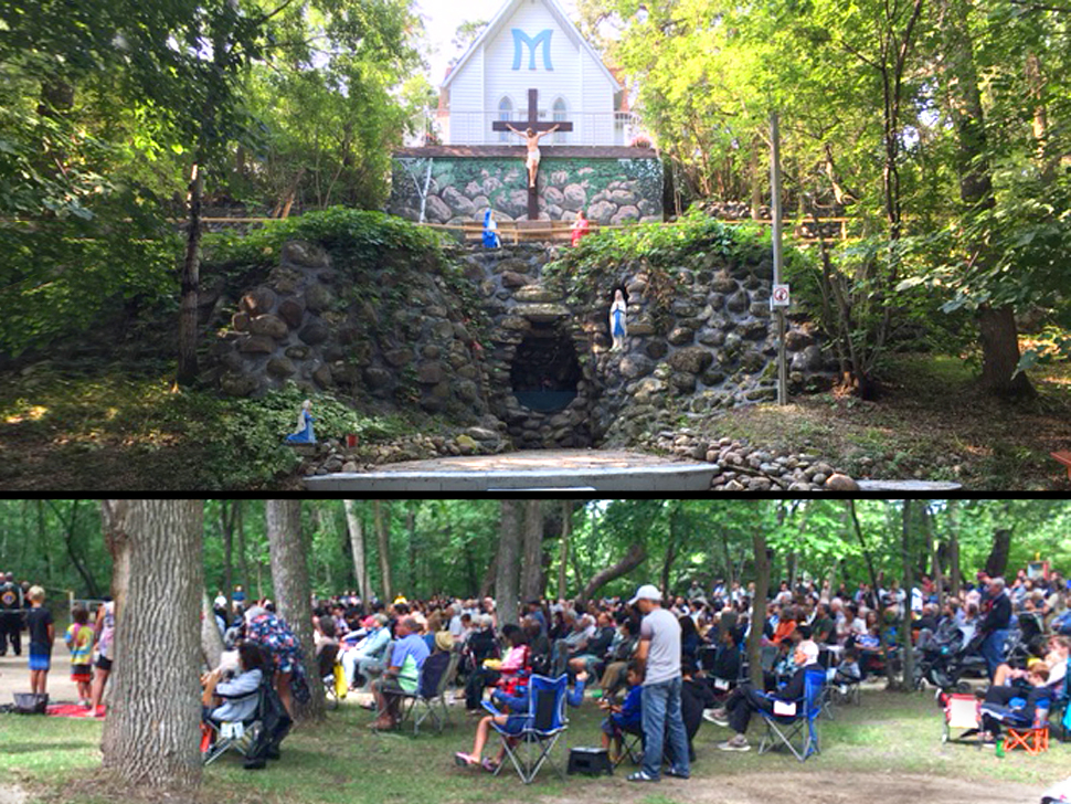 Over 1,100 people travelled to the St. Malo Grotto on Sunday for Annual ...