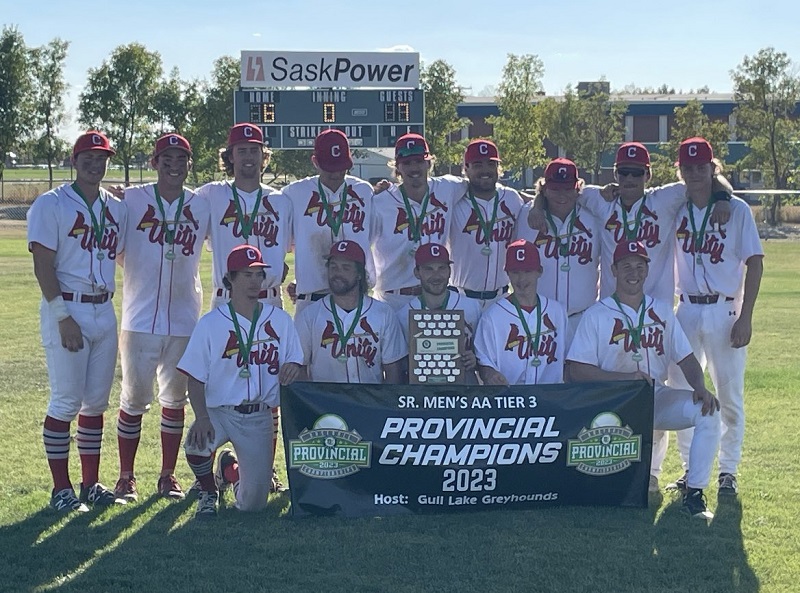Unity Cardinals highlight local teams at senior baseball provincials ...