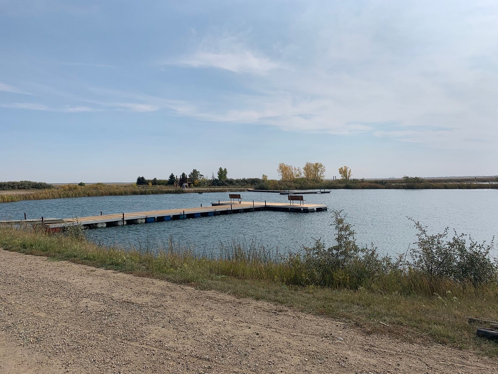 PHOTOS: New dock installed at Kerrobert Reservoir - WestCentralOnline ...
