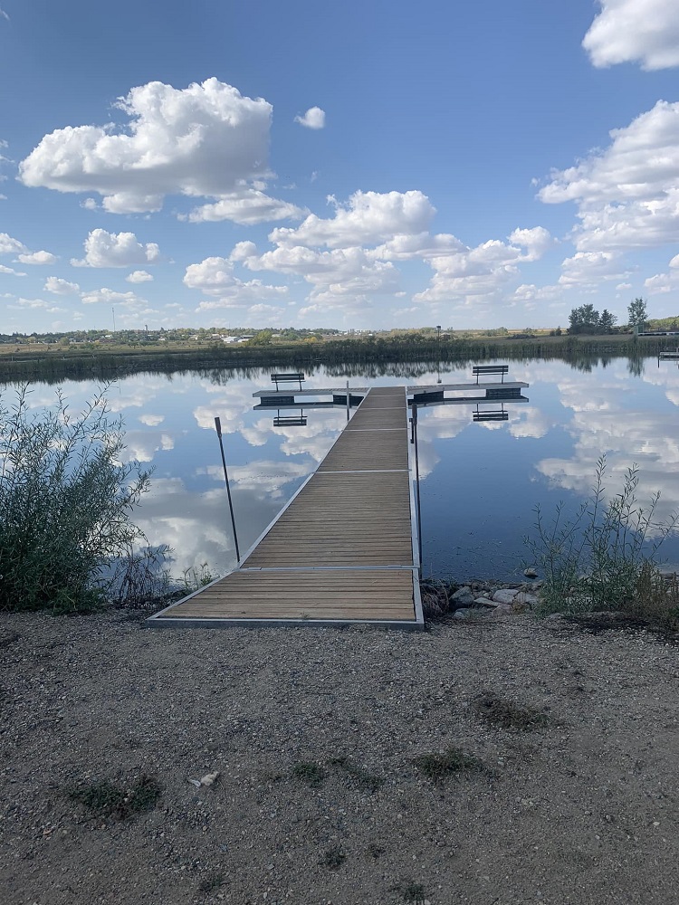 PHOTOS: New dock installed at Kerrobert Reservoir - WestCentralOnline ...