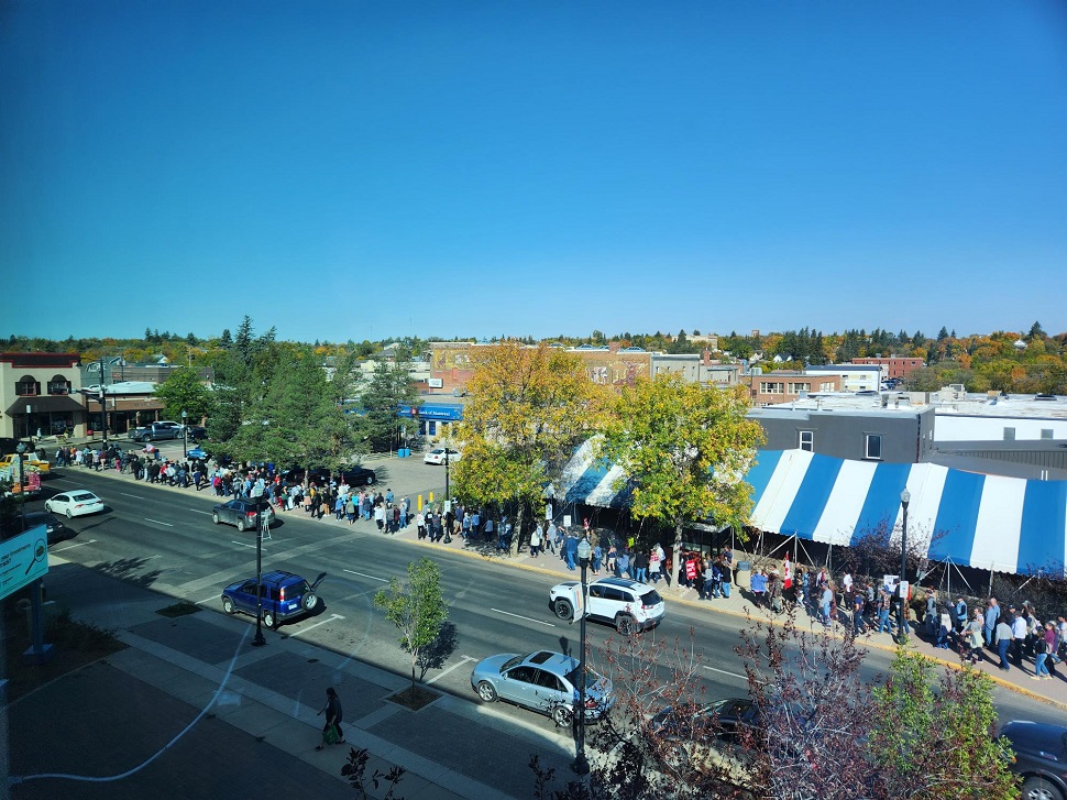 Large gathering for 1 Million March 4 Children in Swift Current ...