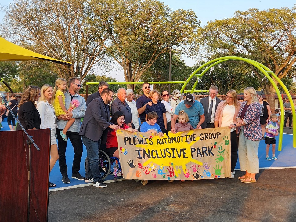 Inclusive Park opens to laughter and cheers from children of Swift ...