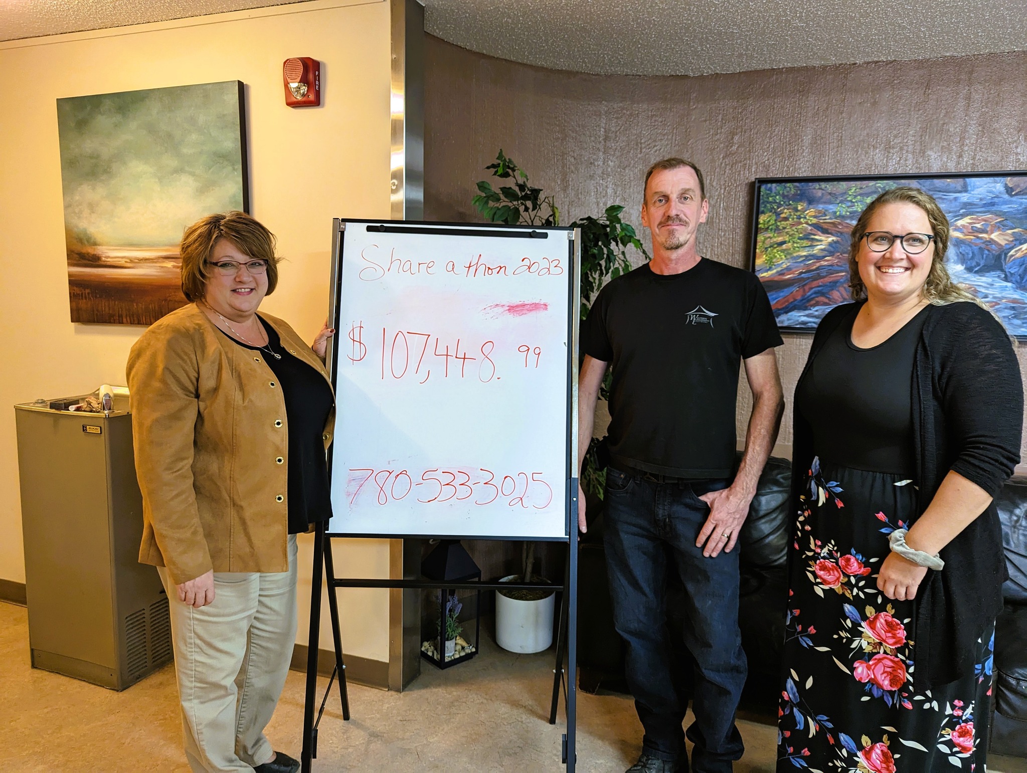 Rising Above Share-a-thon raises $107,449! - ReachFM: Peace Country's ...