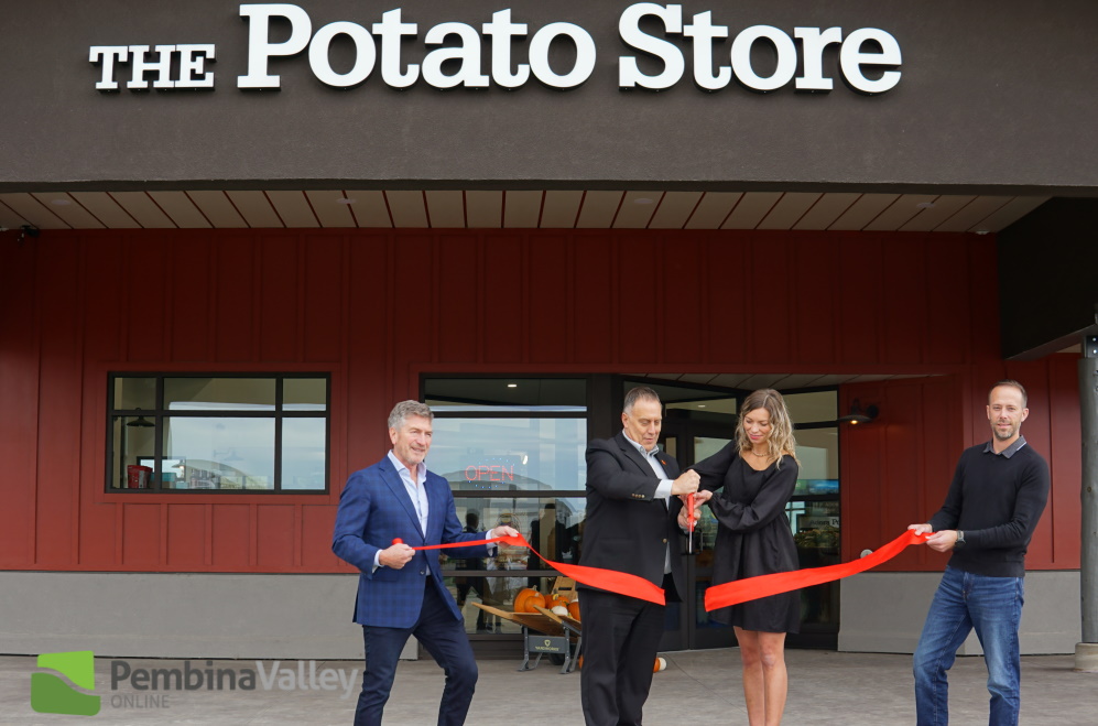 New, larger Potato Store "offers much more than potatoes," says Kroeker Farms Liana Fehr ...