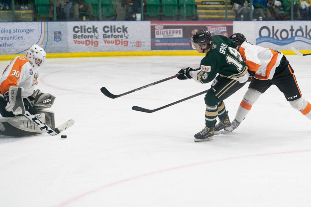 AJHL action returns to Okotoks for the Oilers next four games ...