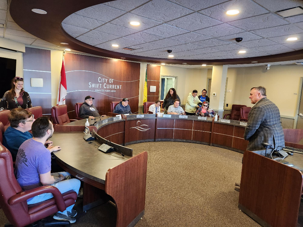 Southwest Homes takes a tour of the Mayors offices - SwiftCurrentOnline ...