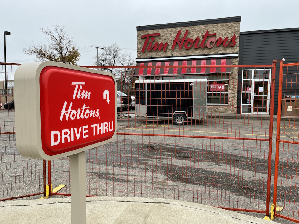 Tim Hortons on Main Street closed for renovations - DiscoverMooseJaw ...
