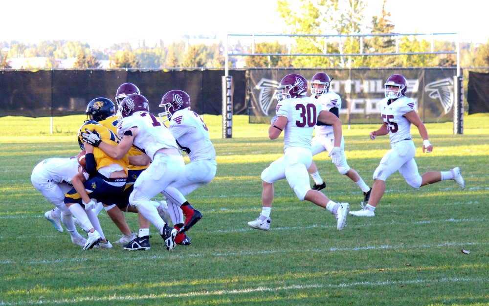 Foothills Composite Falcons stretched to OT in provincial football ...