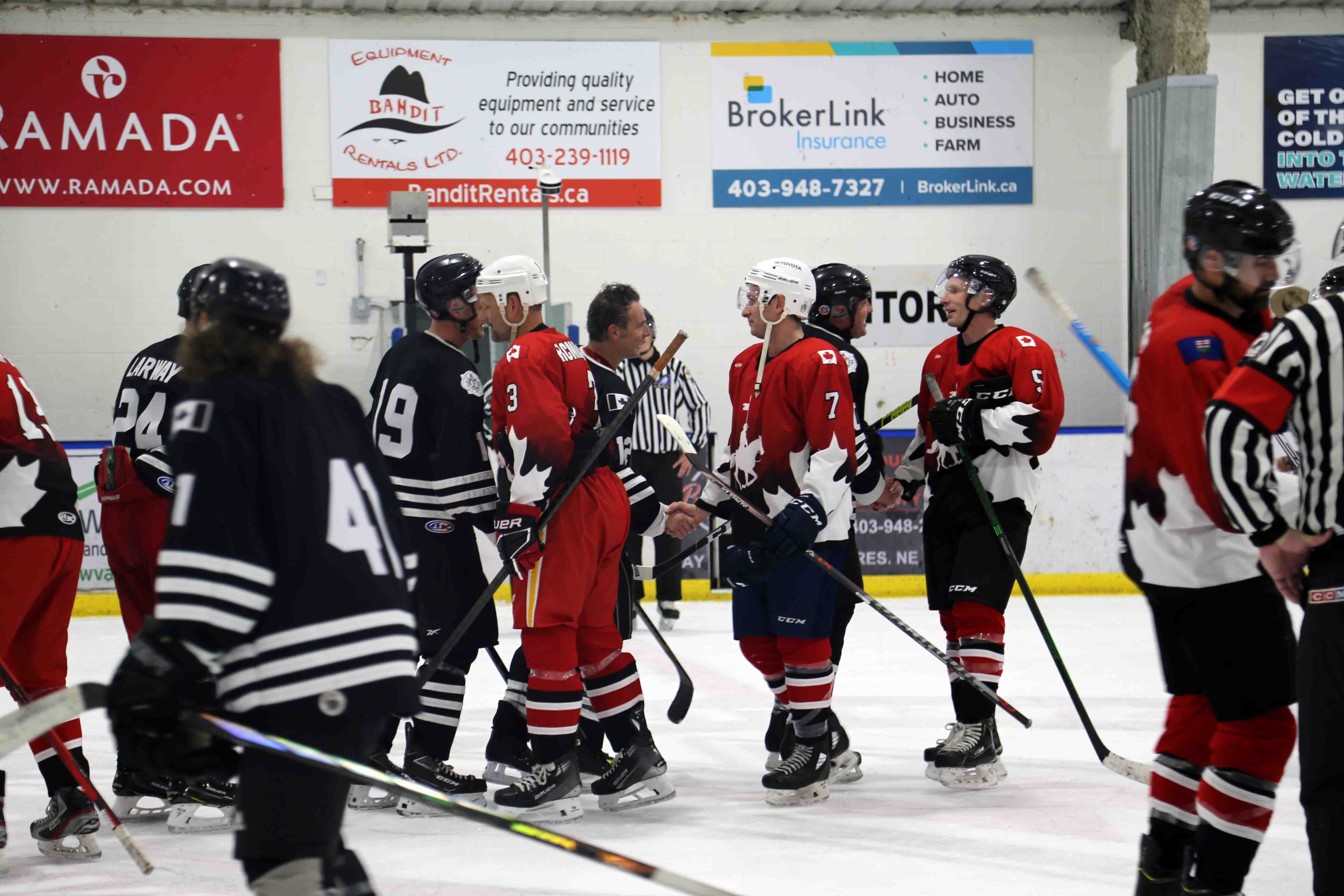 Watch / Gallery: Airdrie mounties come out blaring in Sirens hockey ...