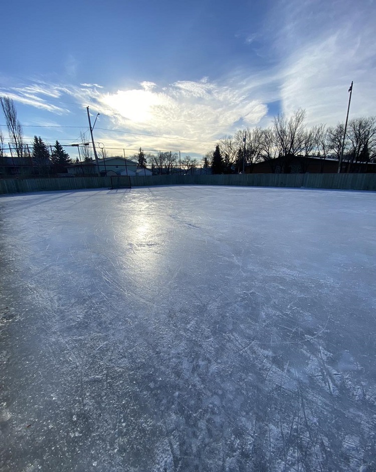 Ice in at outdoor rink among latest news from Town of Kindersley ...