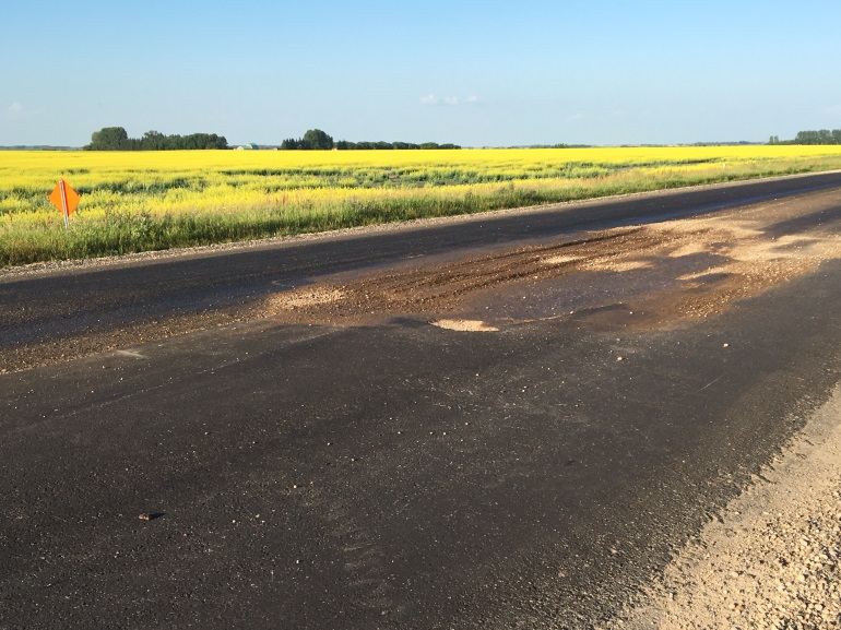 Dry conditions made for rock-hard roads, making a big challenge for ...