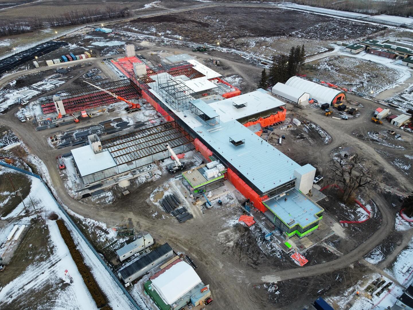 Take a look behind the fence as construction of the new hospital in ...