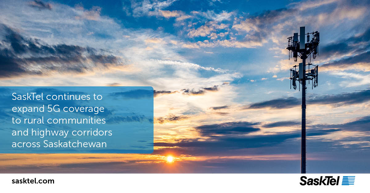 Expanded 5G coverage coming for rural west-central Saskatchewan ...