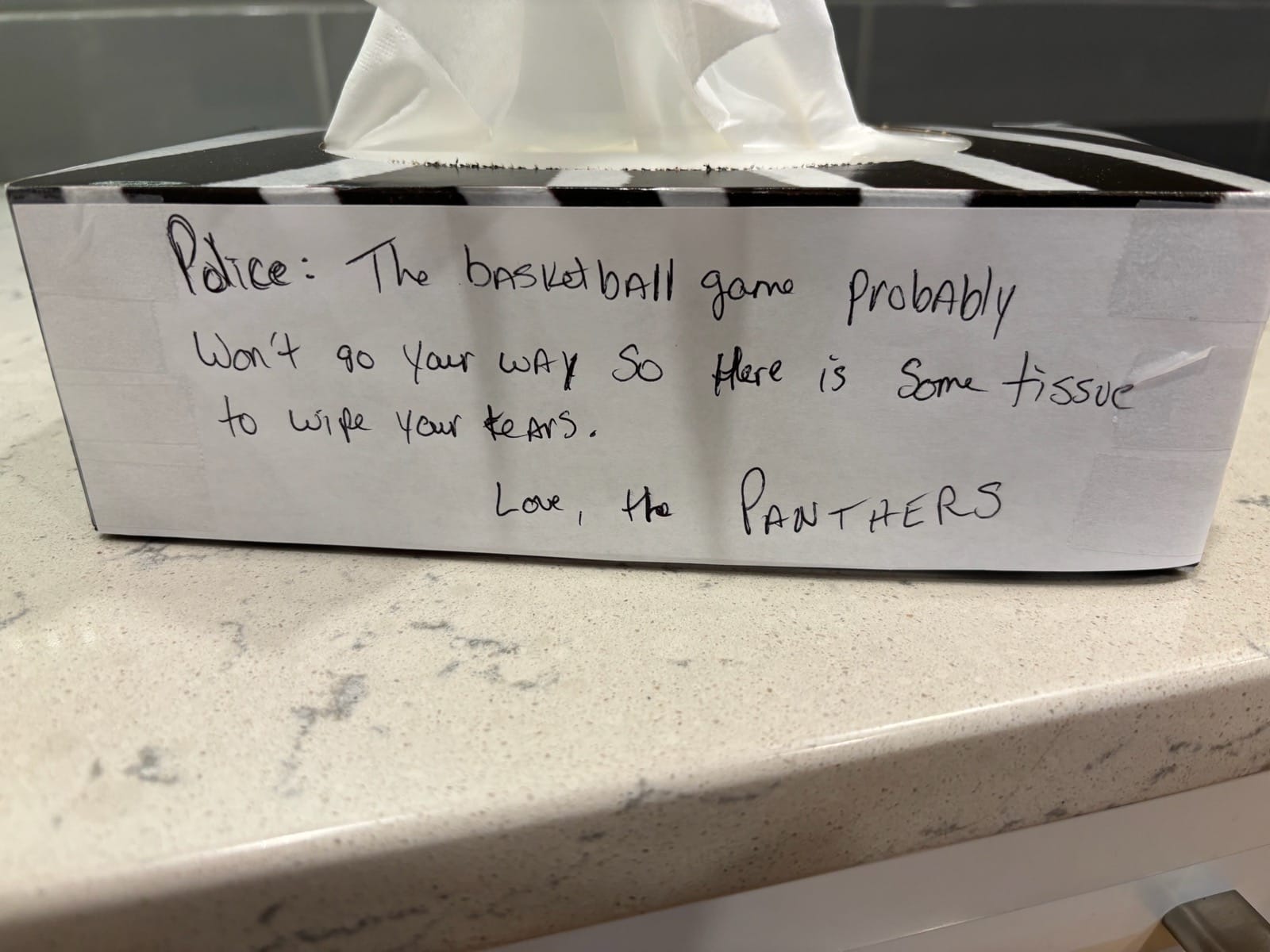 The Altona Panthers vs Altona Police Service basketball game goes down ...