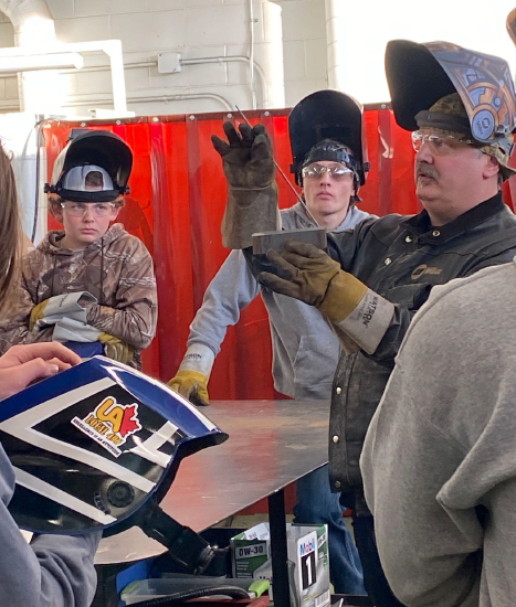 Chinook's edge students get a chance to learn welding ...