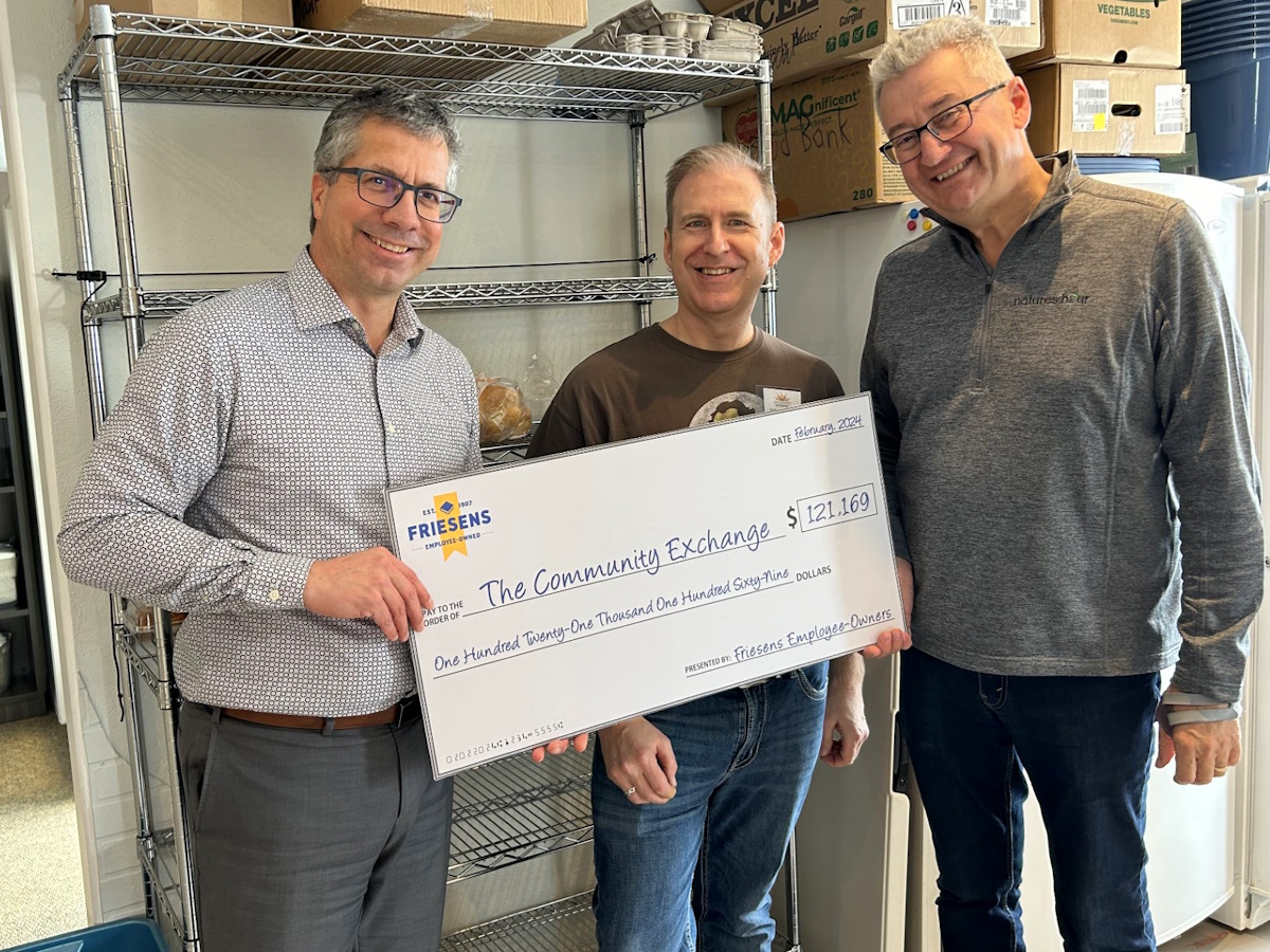 Friesens makes 3-year commitment to The Community Exchange ...