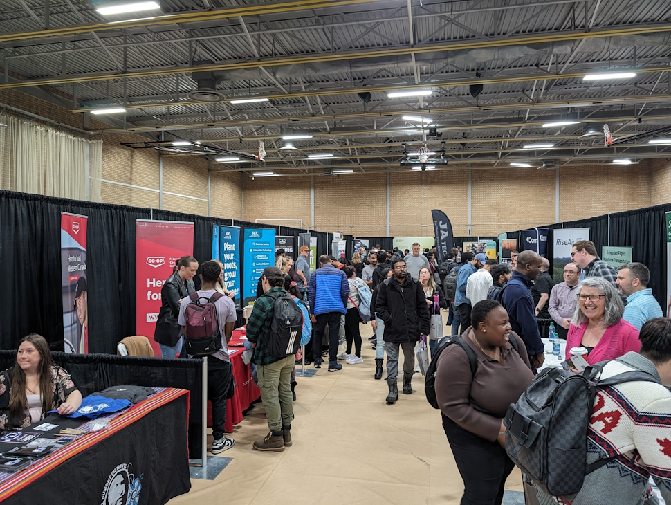 Hundreds of students turn out to meet over 90 employers at Polytech ...