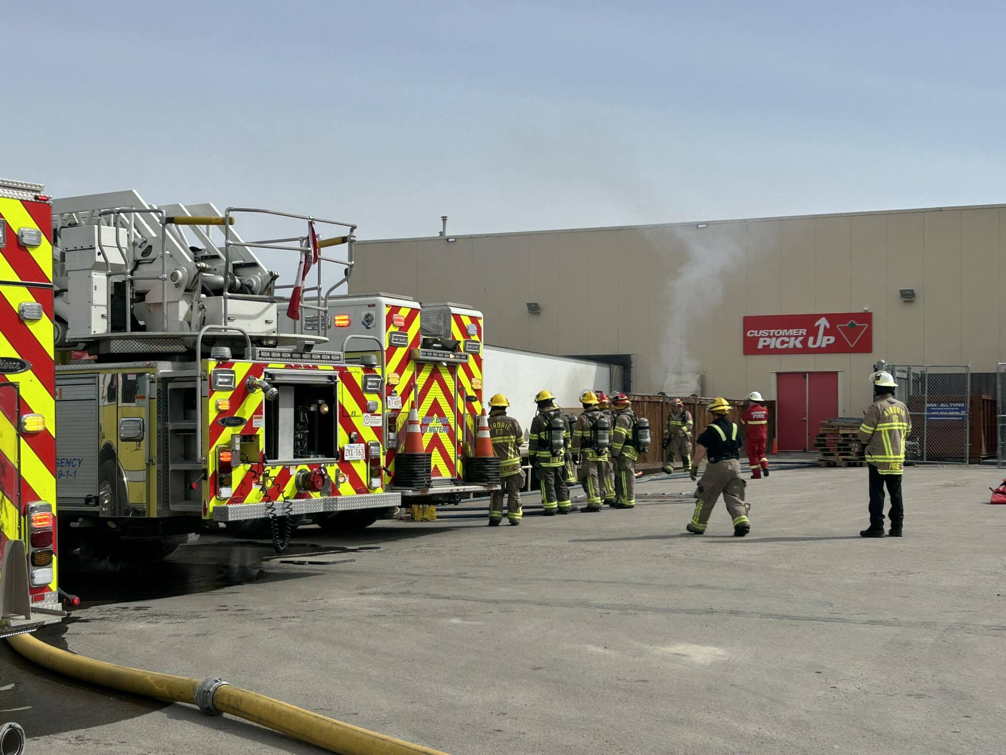 Update: Fire reported at Canadian Tire in Airdrie - DiscoverAirdrie.com ...