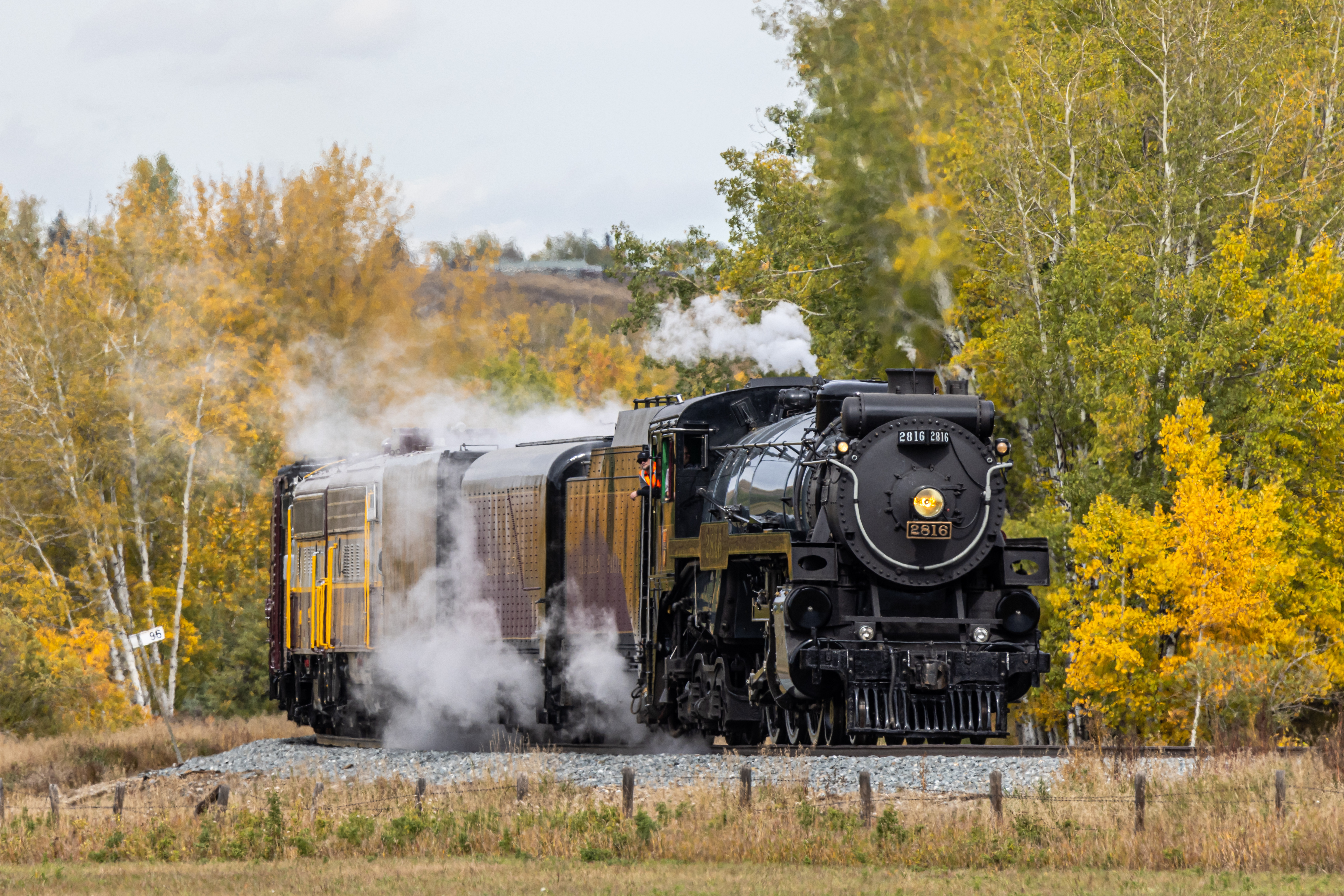 Restored century-old steam engine chugs across southwest ...