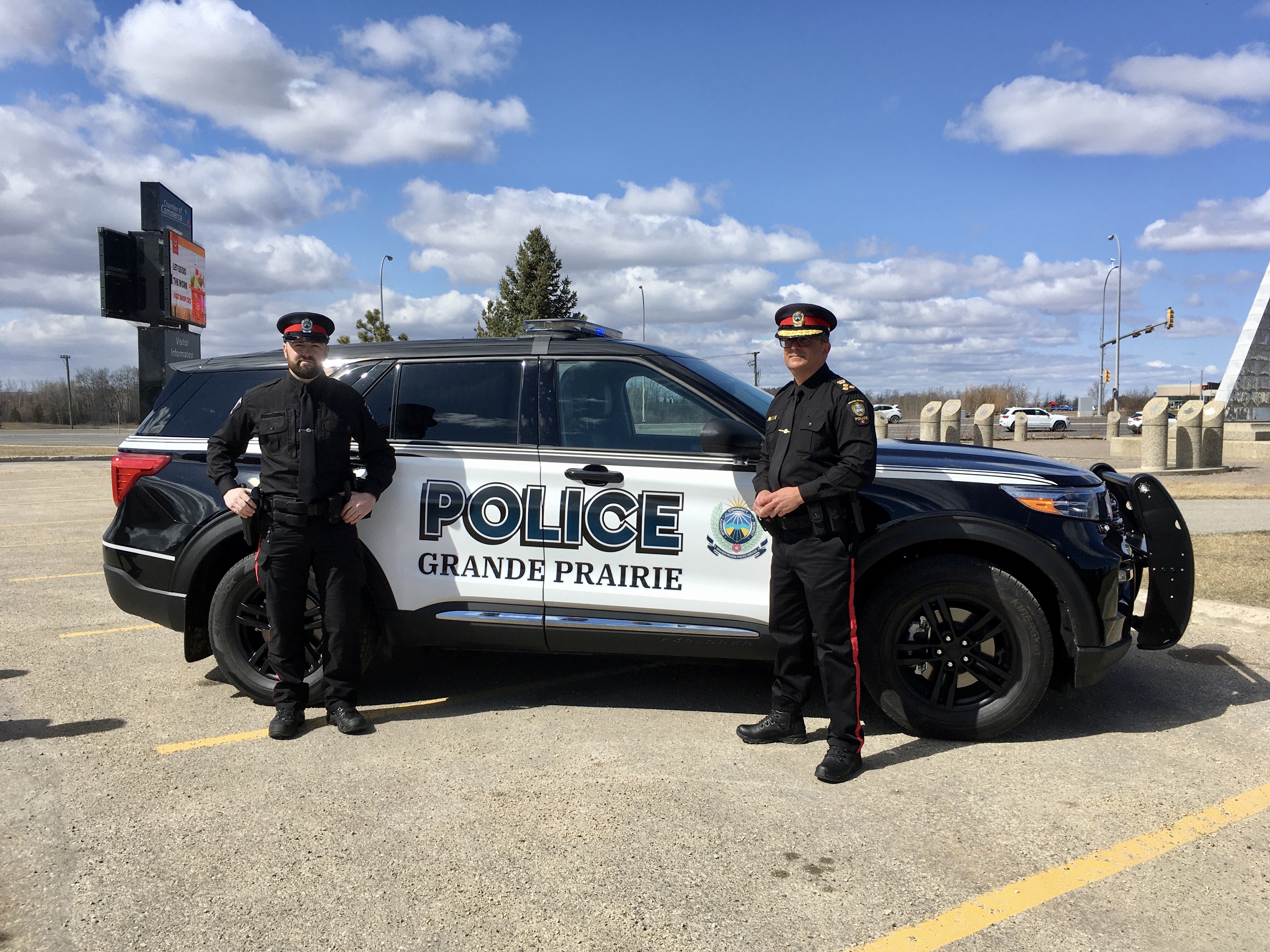 Grande Prairie Police Service unveil their new vehicles and uniforms ...