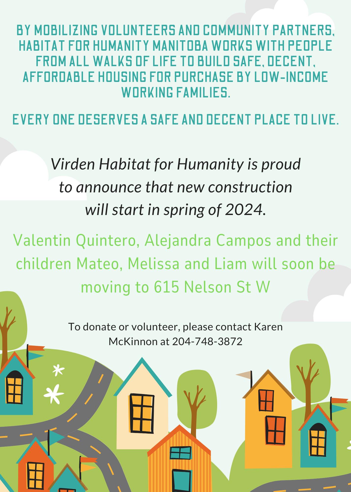 Habitat for Humanity Virden starts 2024 build project TODAY ...